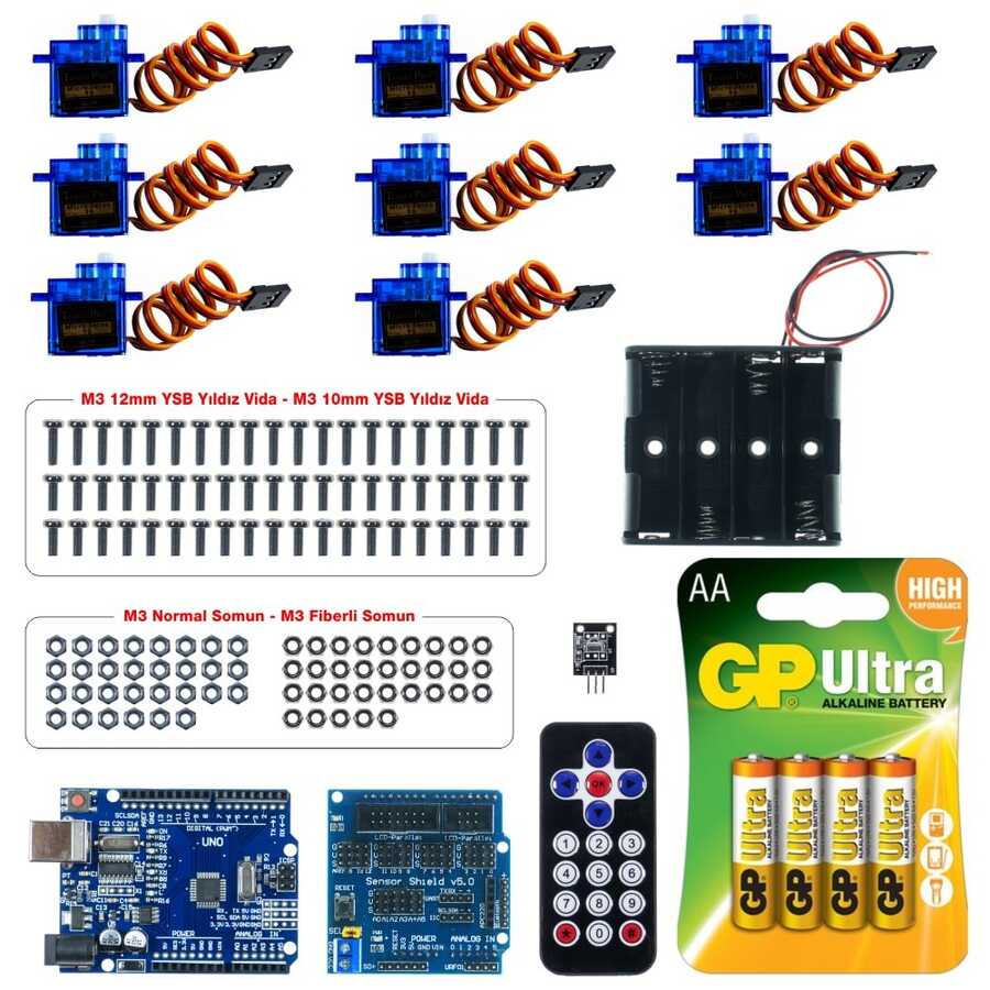 REX Discovery Series Quadruped (4-Legged) Spider Robot - With Electron ...